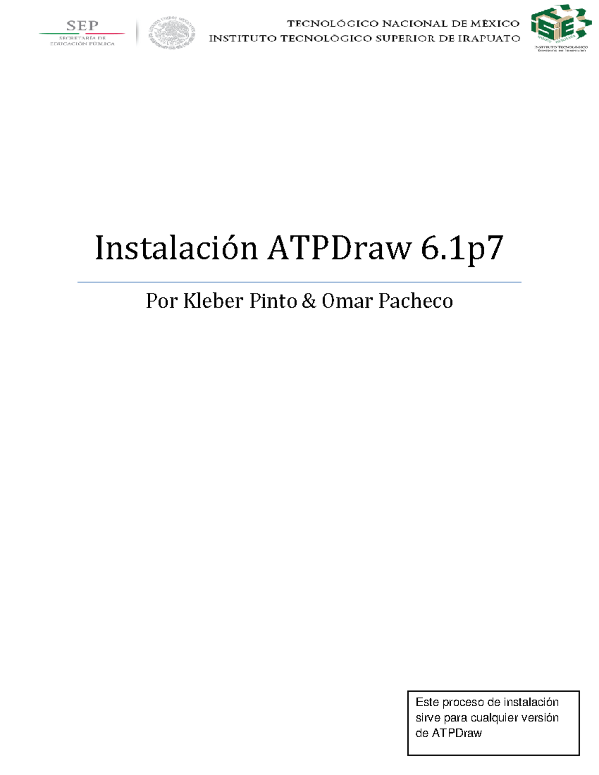 Manual de instalacion ATPDraw - InstalaciÛn ATPDraw 6 Por Kleber Pinto ...