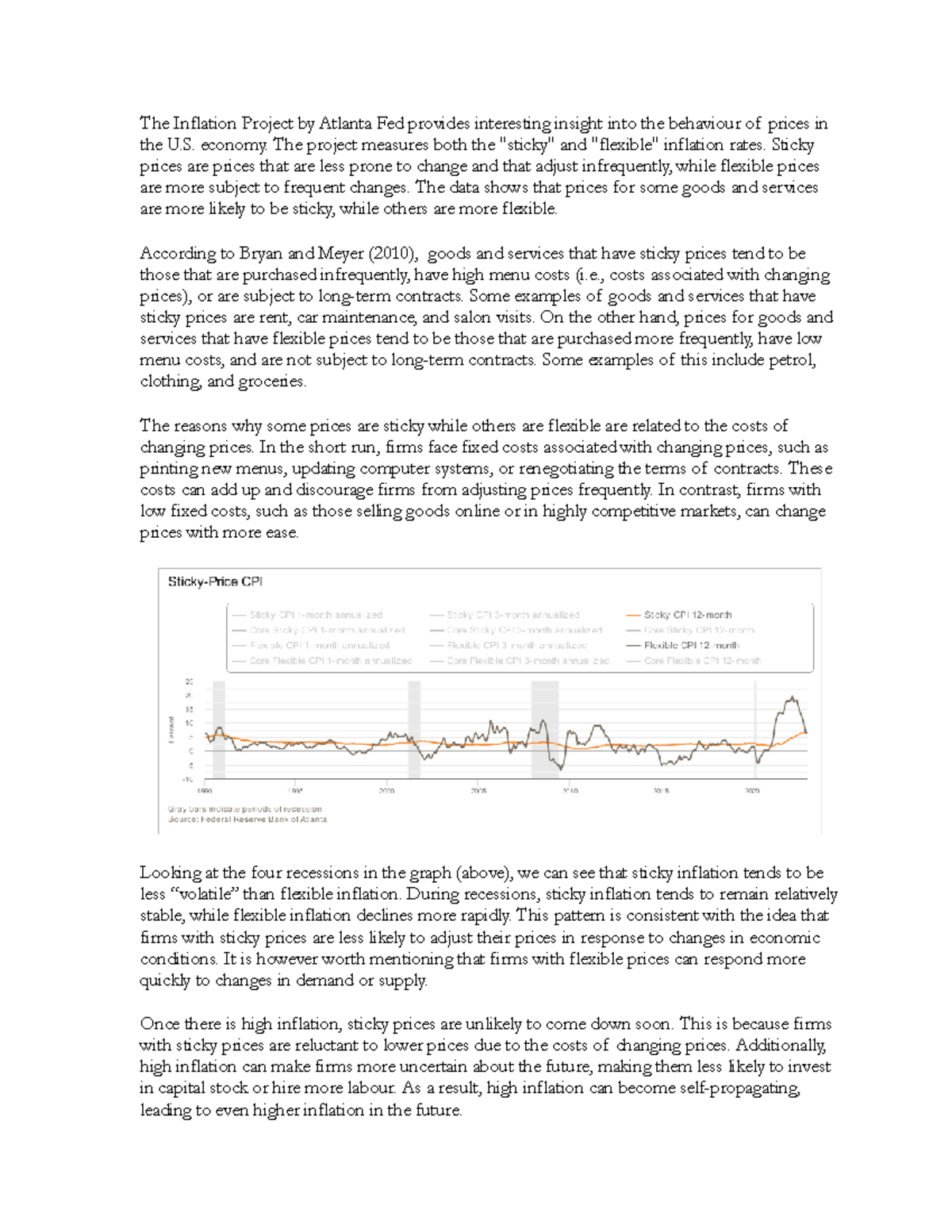 ECO102 Writing Assignment 2 (Fair) - The Inflation Project by Atlanta ...