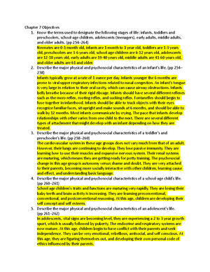 Chapter 5 Objectives - Chapter 5 Objectives 1. Explain the purpose of ...