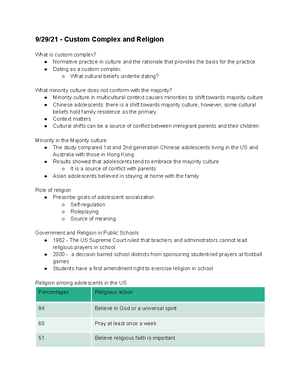 Module 1 lecture notes - History of Adolescence 8/ What is adolescence ...