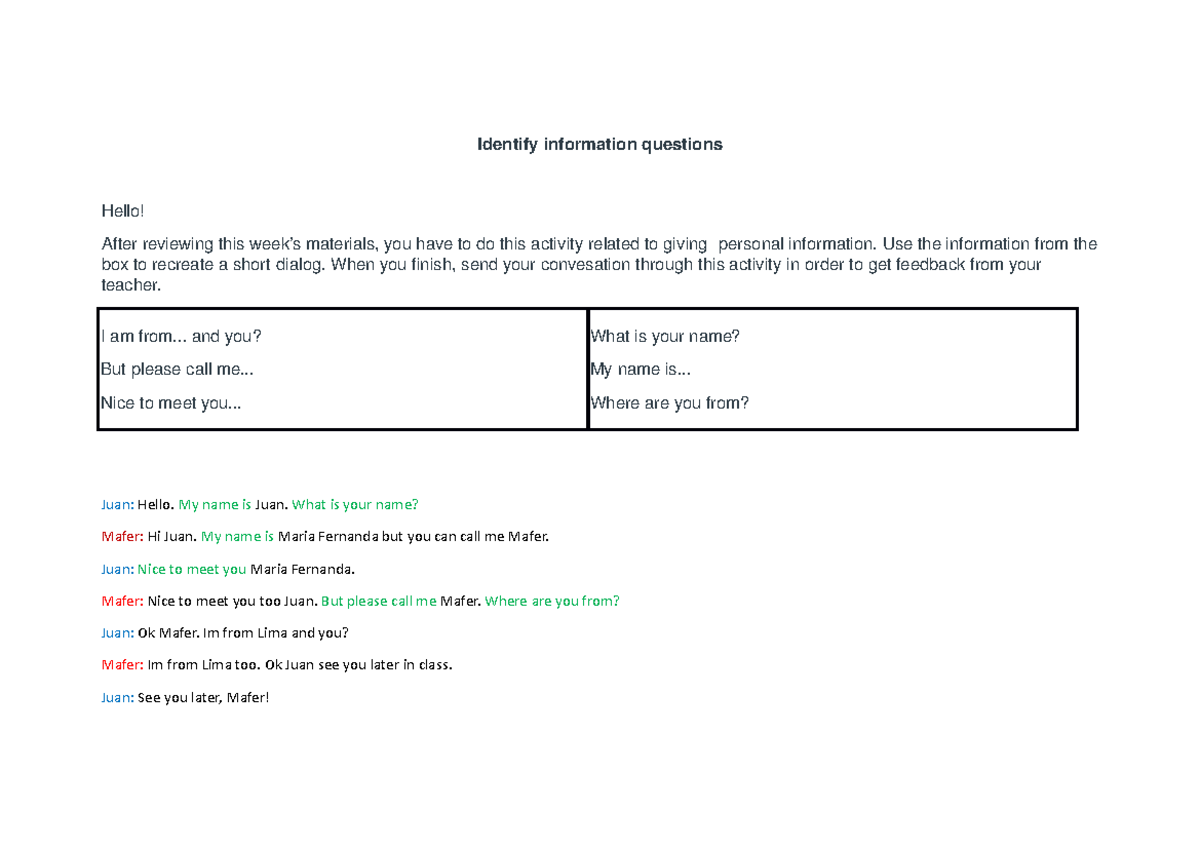 (ACV-S01) Homework - Identify questions - Identify information ...
