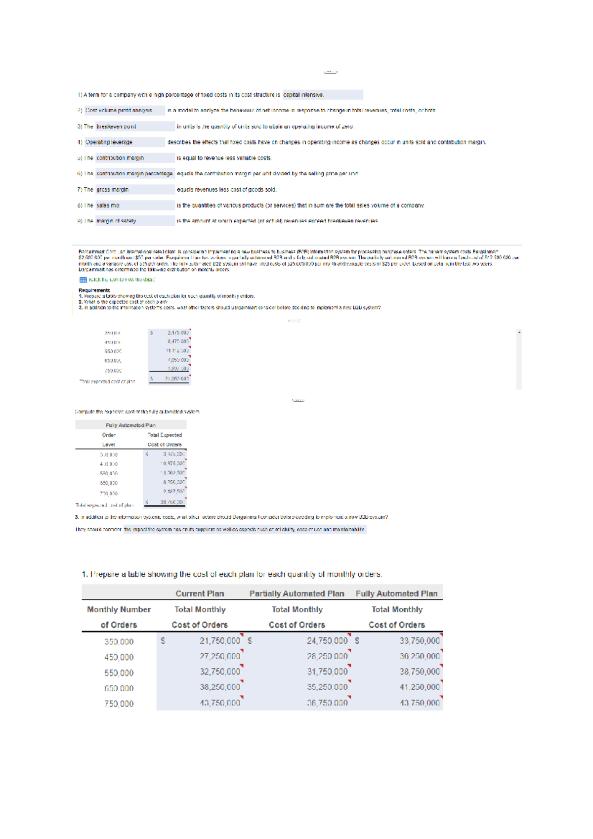 Pearson Assignment 3 - Cost-Volume-Profit Analysis - FMGT 3210 - Studocu