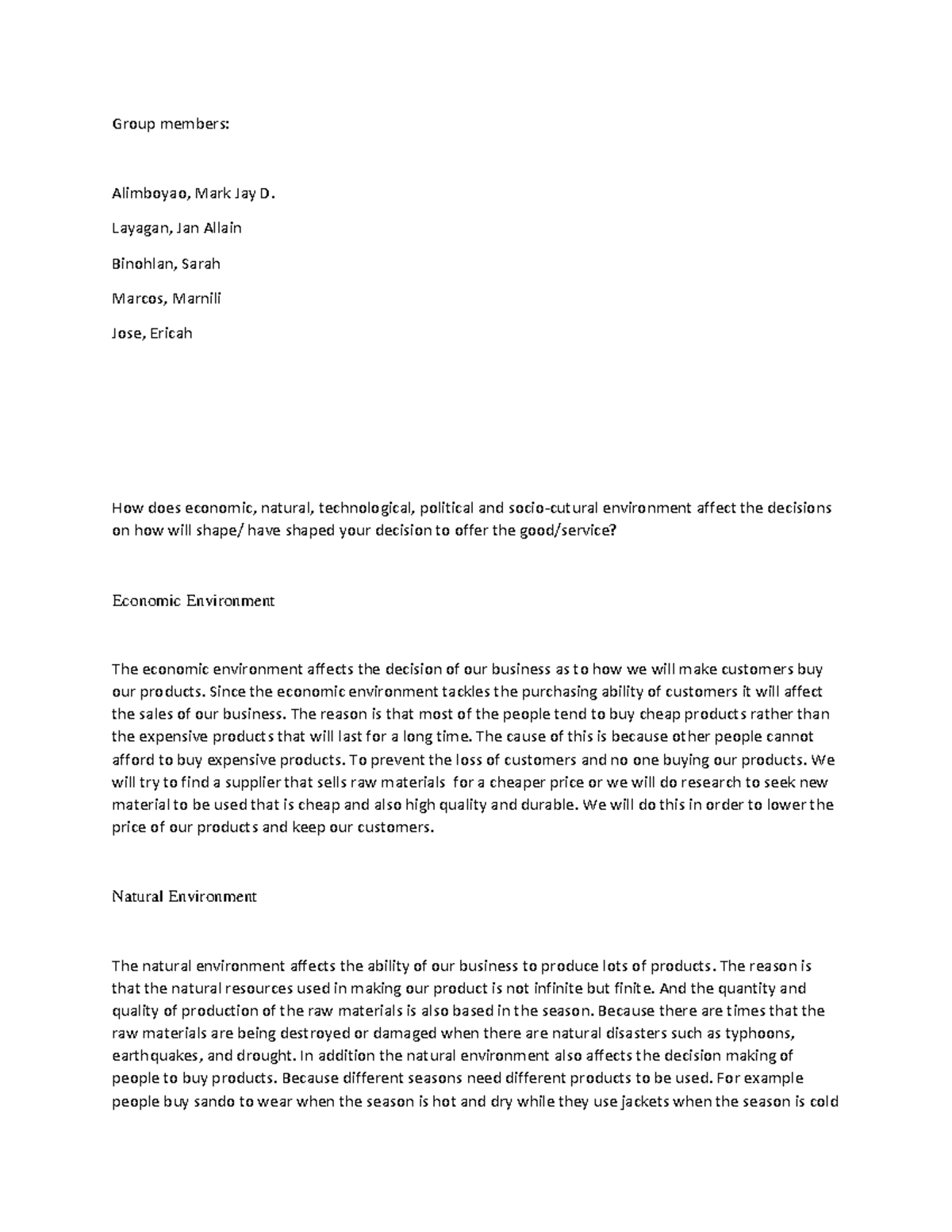 Assignment 4 - dsa - Group members: Alimboyao, Mark Jay D. Layagan, Jan Allain Binohlan, Sarah ...