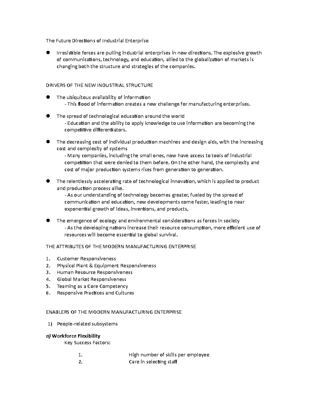 The Future Directions of Industrial Enterprise - The explosive growth ...