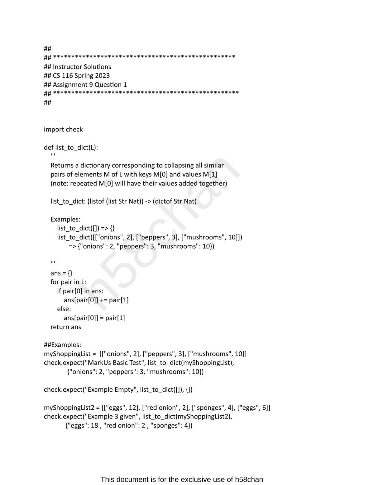 Assignment 09 - Cs 115 - Studocu