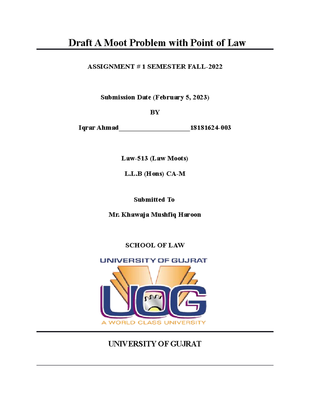 How to draft a plaint - Draft A Moot Problem with Point of Law ...