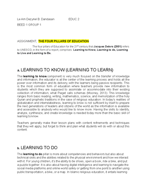 Assessment - Test I. Identification. Direction : Read the statements ...
