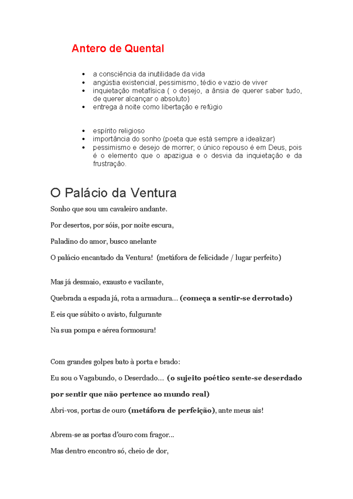 Antero de Quental - Estudo - Antero de Quental a consciência da ...