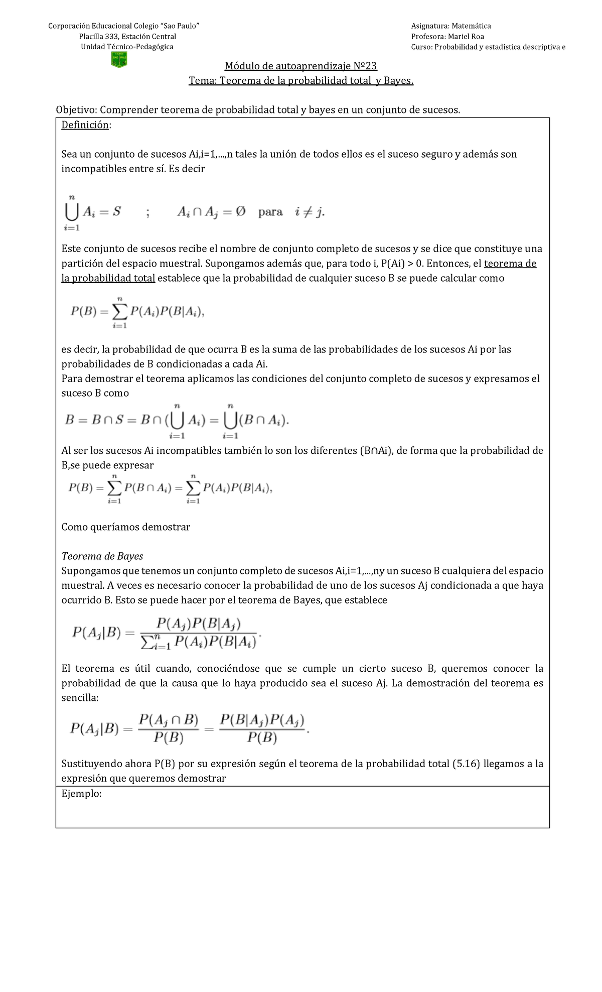 Ma23 Probabilidadesyestadisticadescriptivainferencial - Asignatura ...