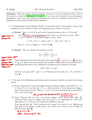 Chp 1-Sets - Dr. Briggs - Math 2800 Chapter 1 Sets Dr. Briggs 1 ...