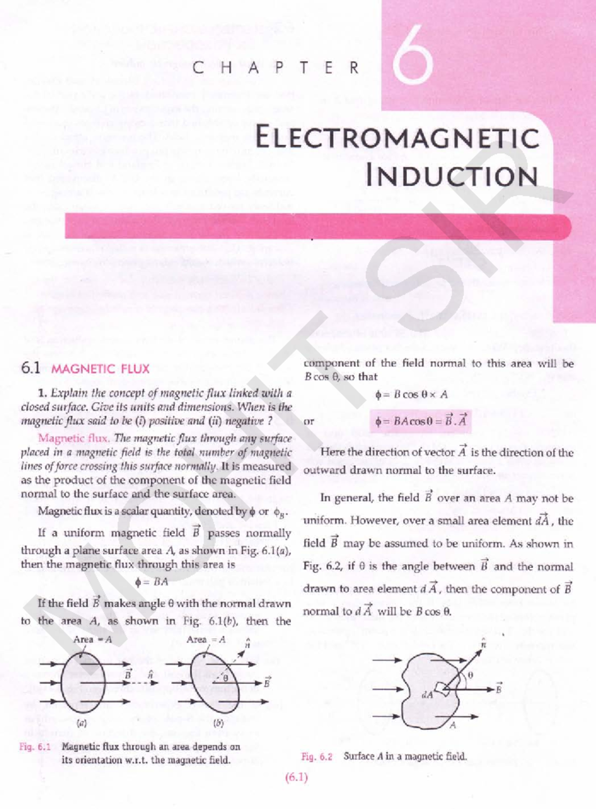 CH6 Electromagnetic Induction - C H ARQPONMLKJIHGFEDCBAP T E R E L E C T R O M A G N E T IC IN D ...