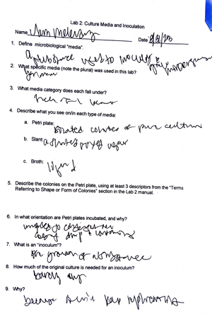 Lab 7, PDF Form Worksheets - Lab 7: Isolation of Cultures from Natural ...