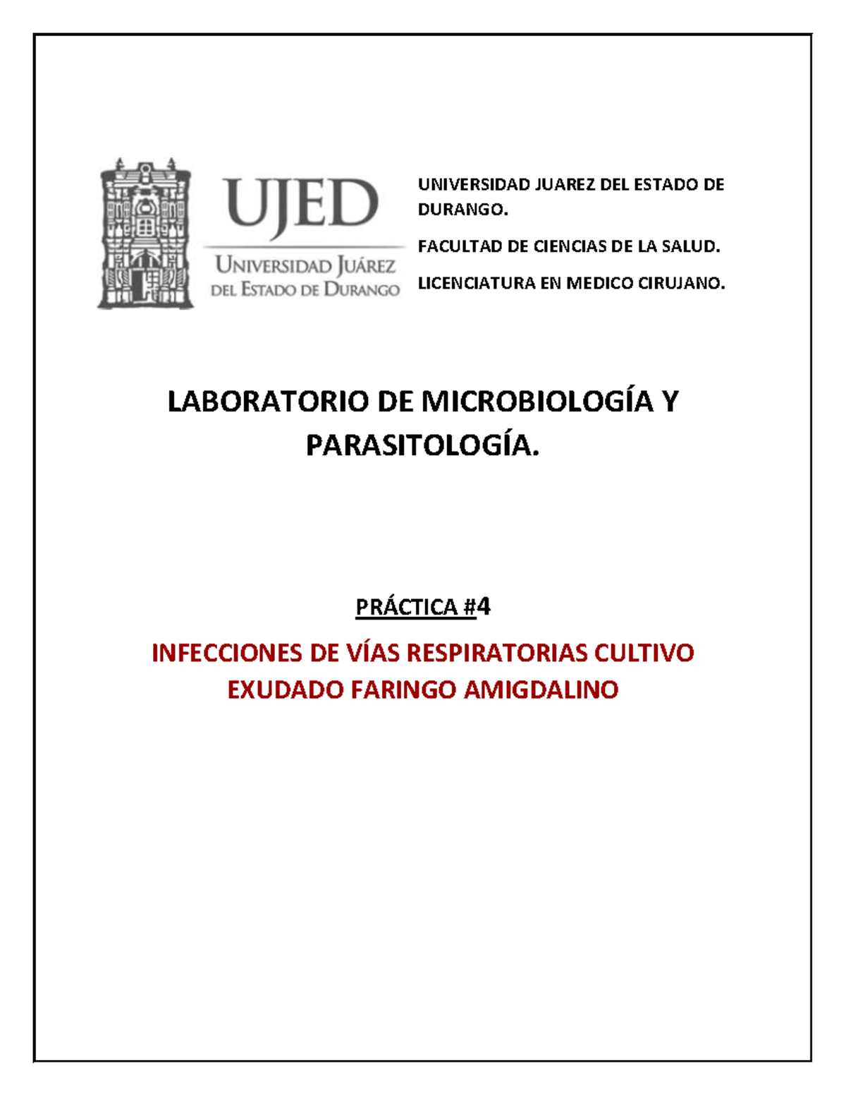 Infecciones DE VÍAS Respiratorias Cultivo Exudado Faringo Amigdalino ...