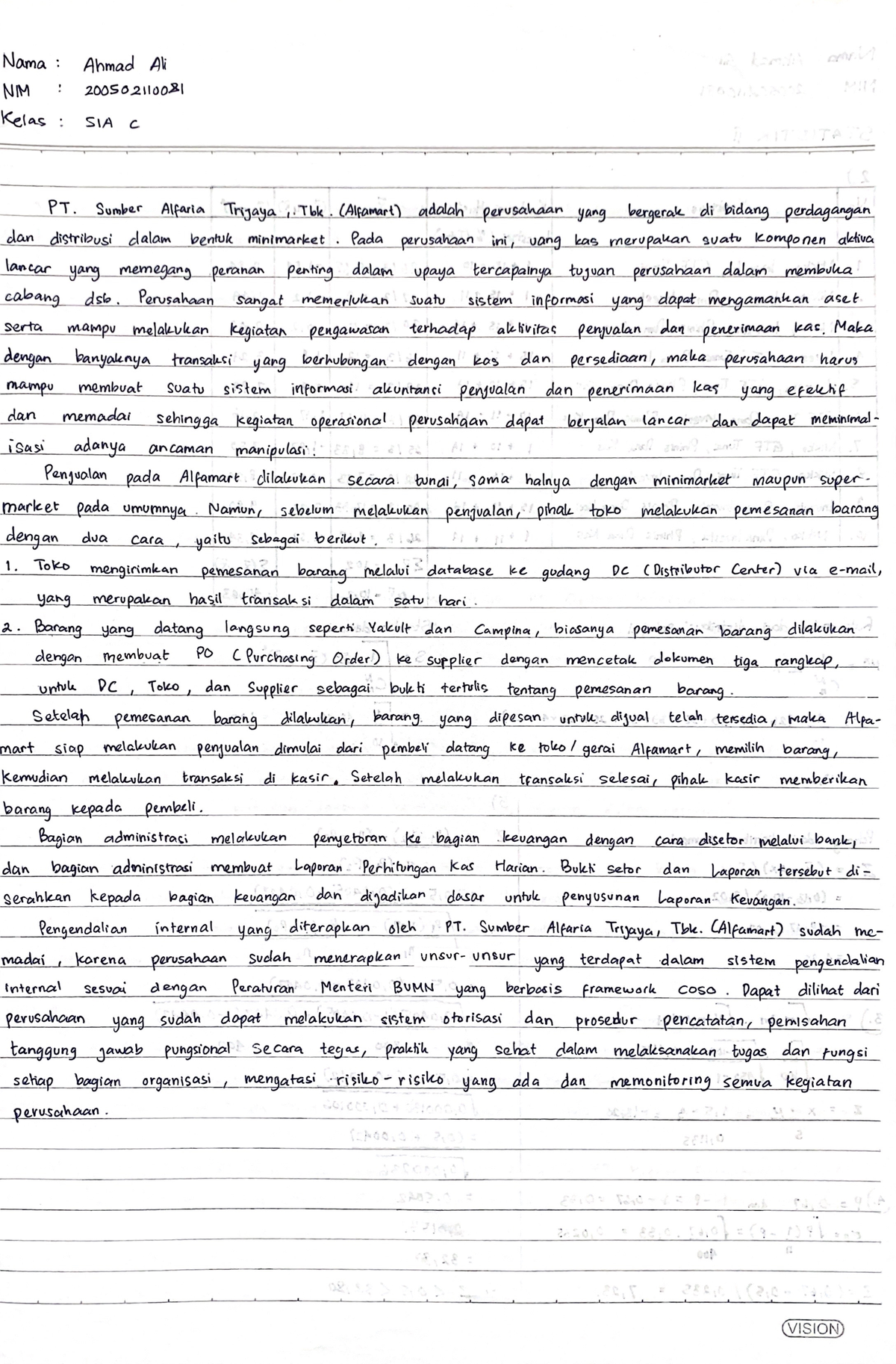 Tugas SIA fds fsdaf sd fds fds fd fds - Accounting - Yogyakarta - Studocu