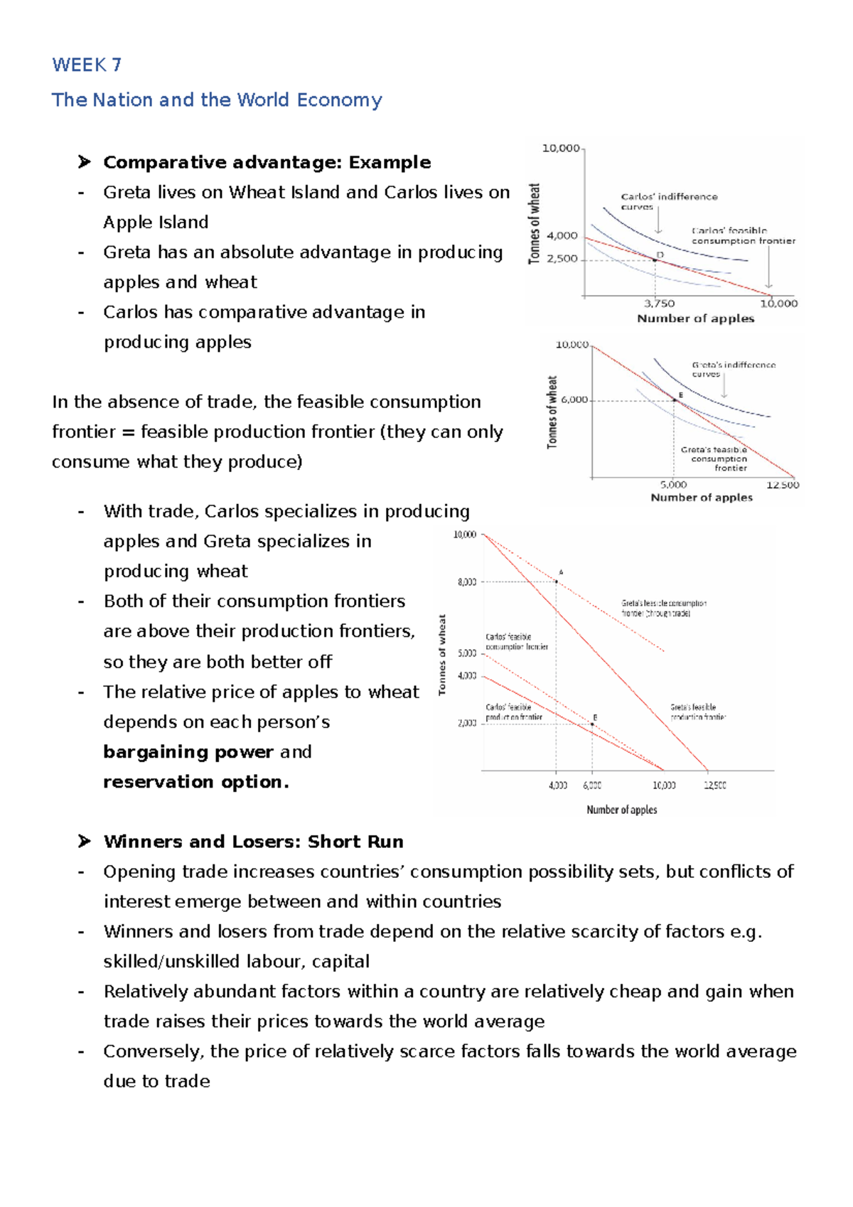 WEEK 7 lecture notes and summaries - ECO2004S - UCT - Studocu