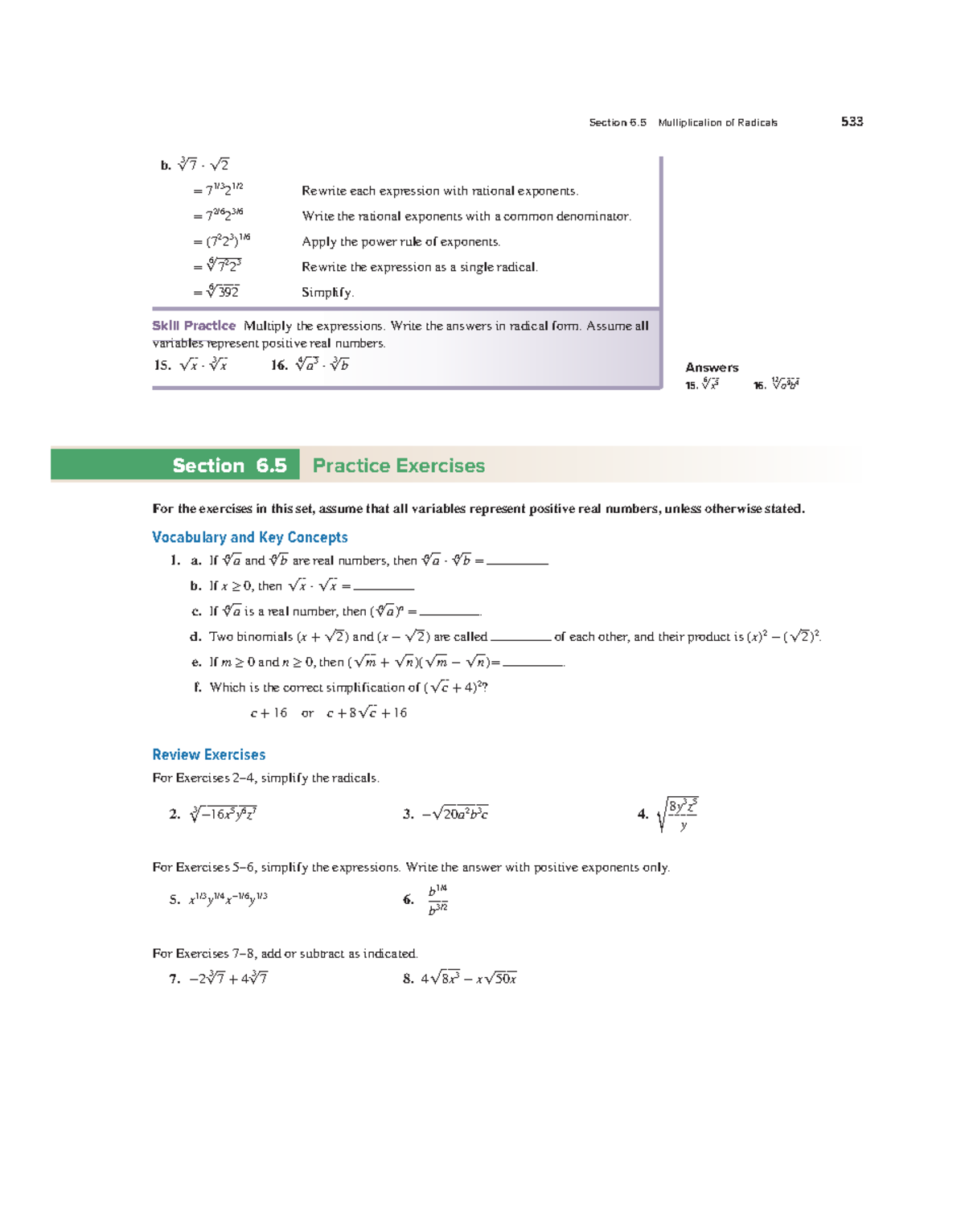 Multiplication Property Of Radicals Unit 5 Worksheet Section 6 multiplication-property-of-radicals-unit-5-worksheet-section-6