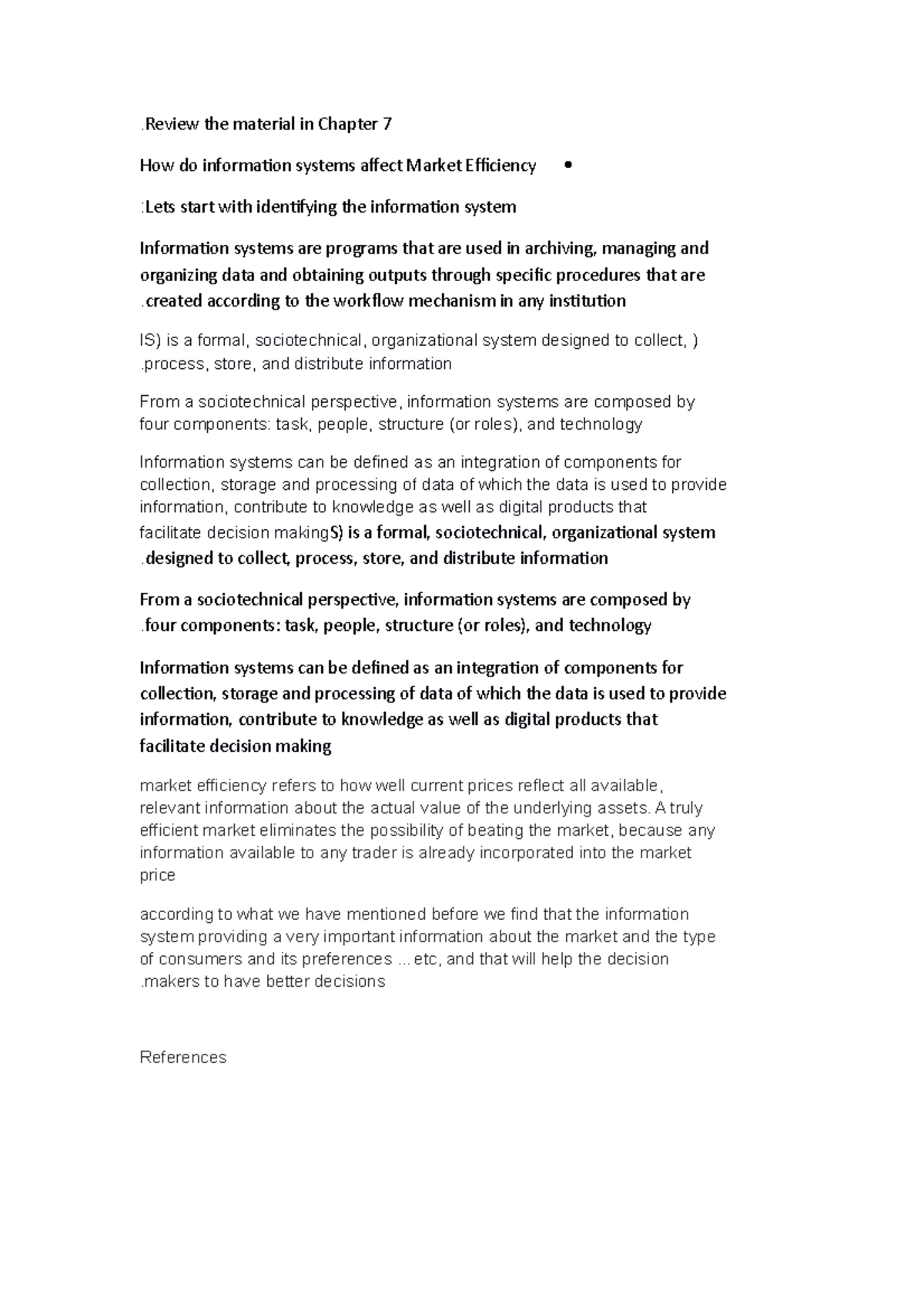 Review the material in Chapter 7 - Review the material in Chapter 7 How ...