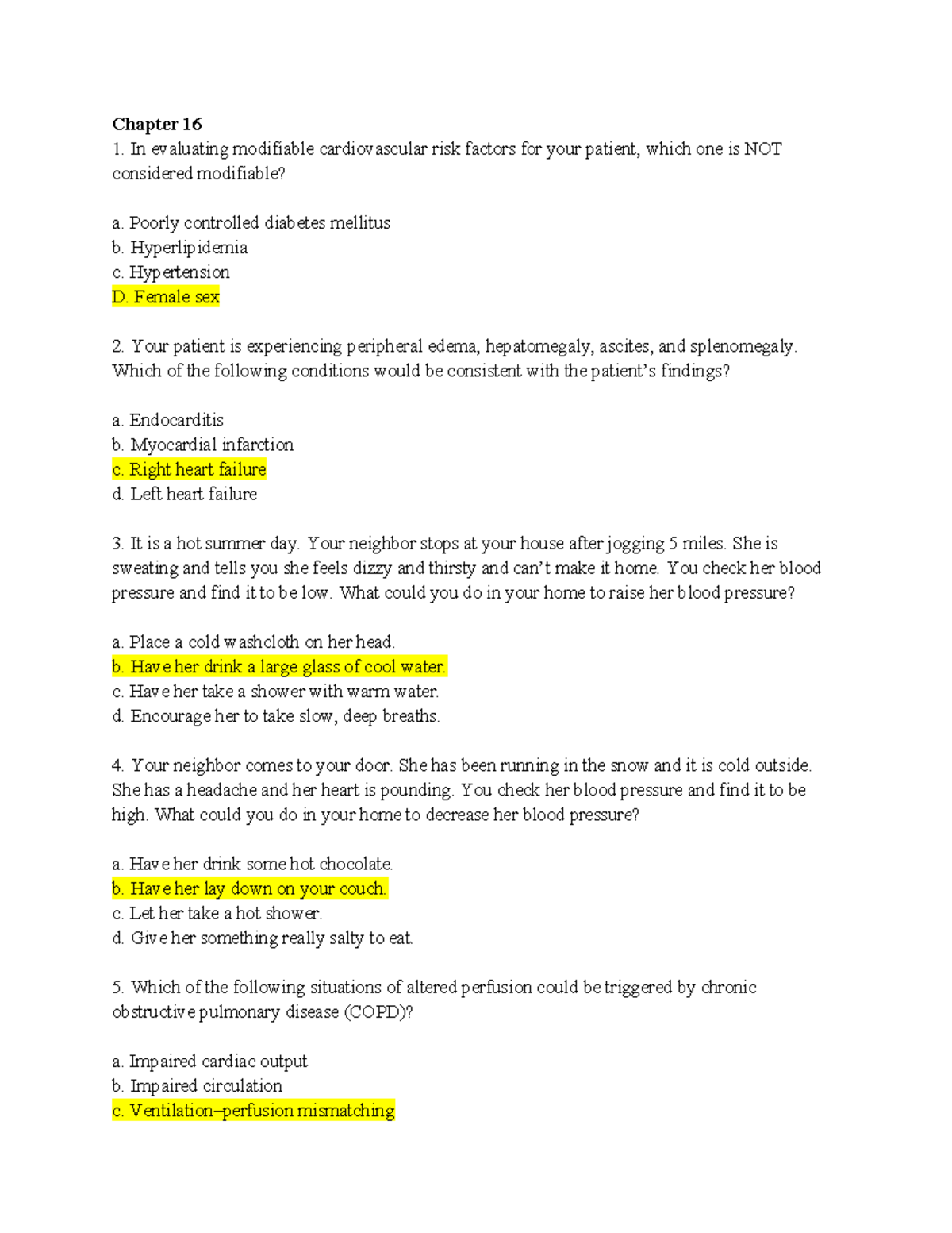 Chapter 16 - summaries - Chapter 16 In evaluating modifiable ...