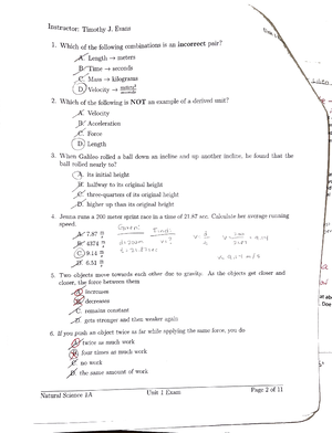 Chapter 2: Newton's Law of Motion - NATSCI1A - Studocu