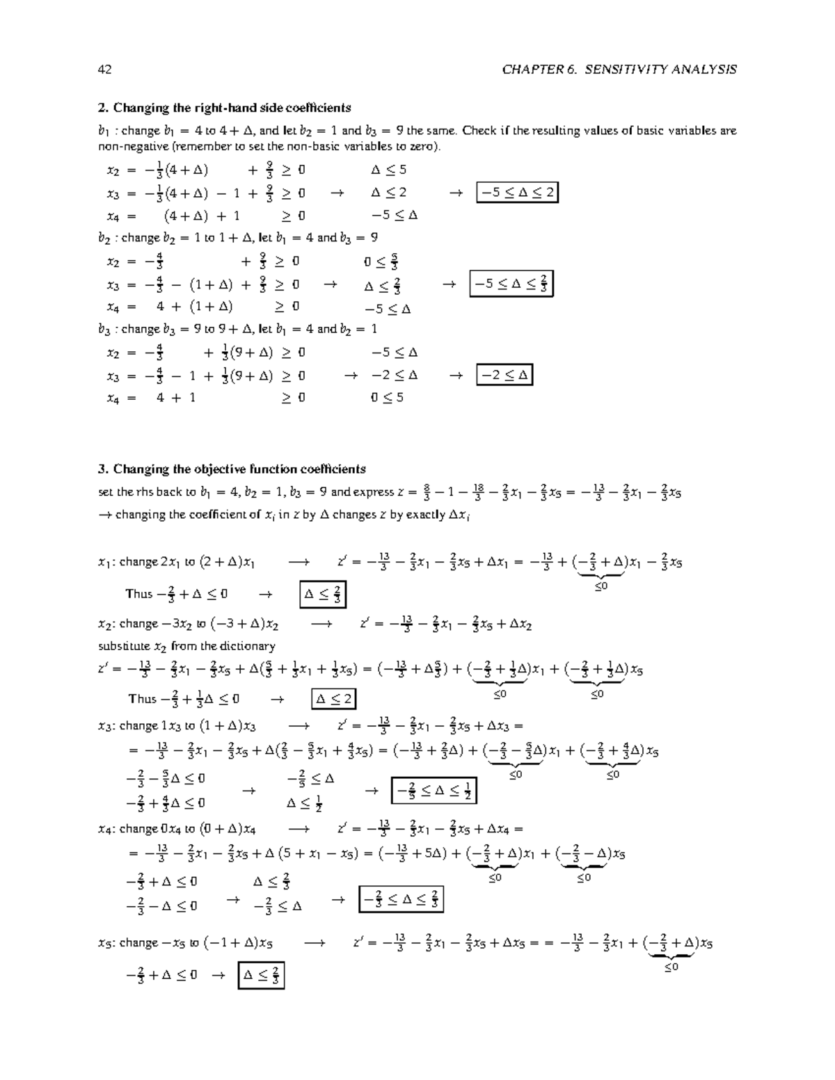INDU 323-Lec 03 - INDU 323-Lec 03 - 42 CHAPTER 6. SENSITIVITY ANALYSIS ...