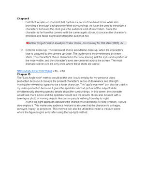 SHOT Sizes AND SHOT Types - Establishing Shot: A shot that introduces a ...