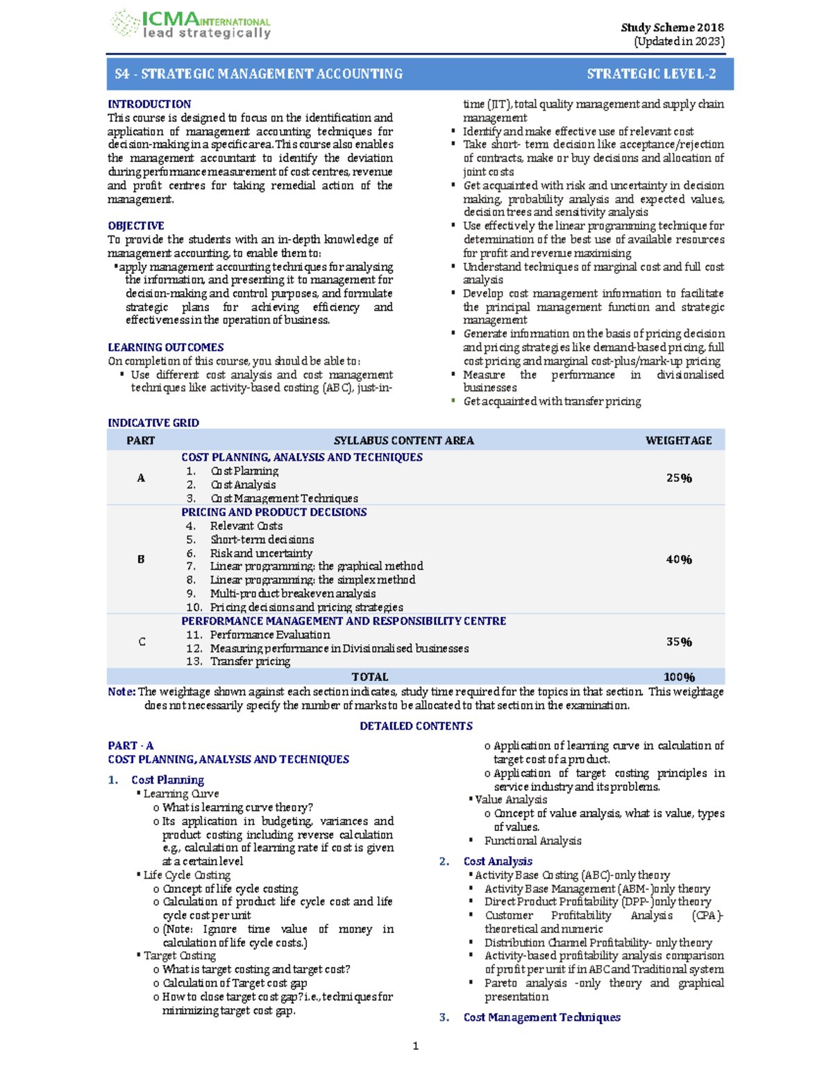S4-SMA - Study Scheme 2018 (Updated in 2023) 1 S4 - STRATEGIC ...