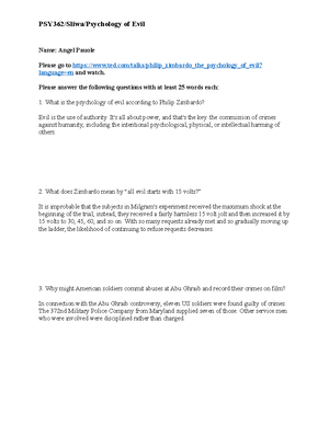 Article Interrogation - PSY 260 Topic 6 Article Interrogation Adrianna Barela College of ...