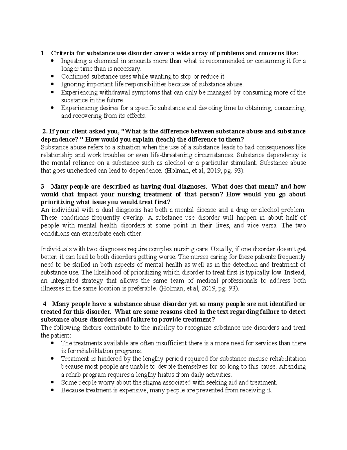 Understanding Substance Use Disorder and Treatment - Studocu