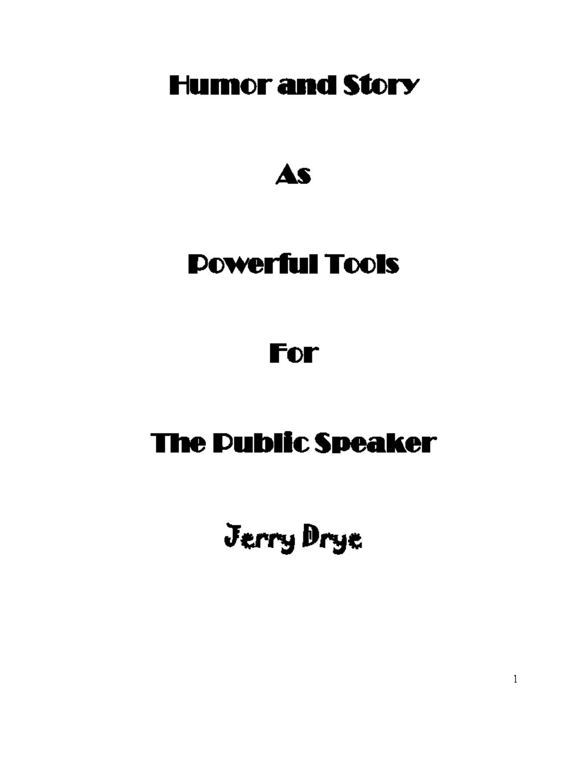 Direct File Topic Download-9 - Humor and Story As Powerful Tools For ...