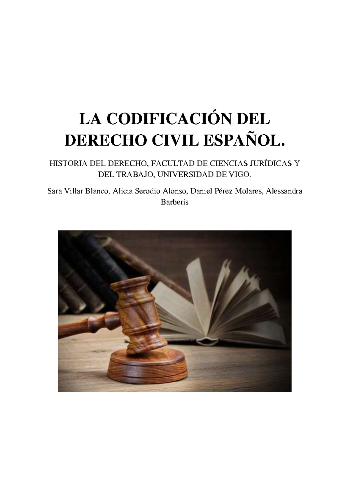 La Codificación del Derecho Civil español - LA CODIFICACIÓN DEL DERECHO ...