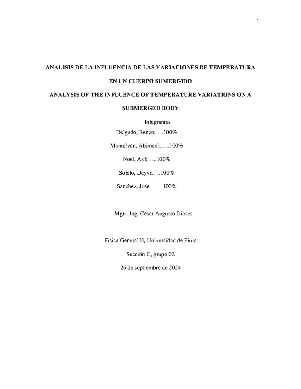 Entregable Grupo 2 SECC C - ANALISIS DE LA INFLUENCIA DE LAS VARIACIONES DE TEMPERATURA EN UN ...