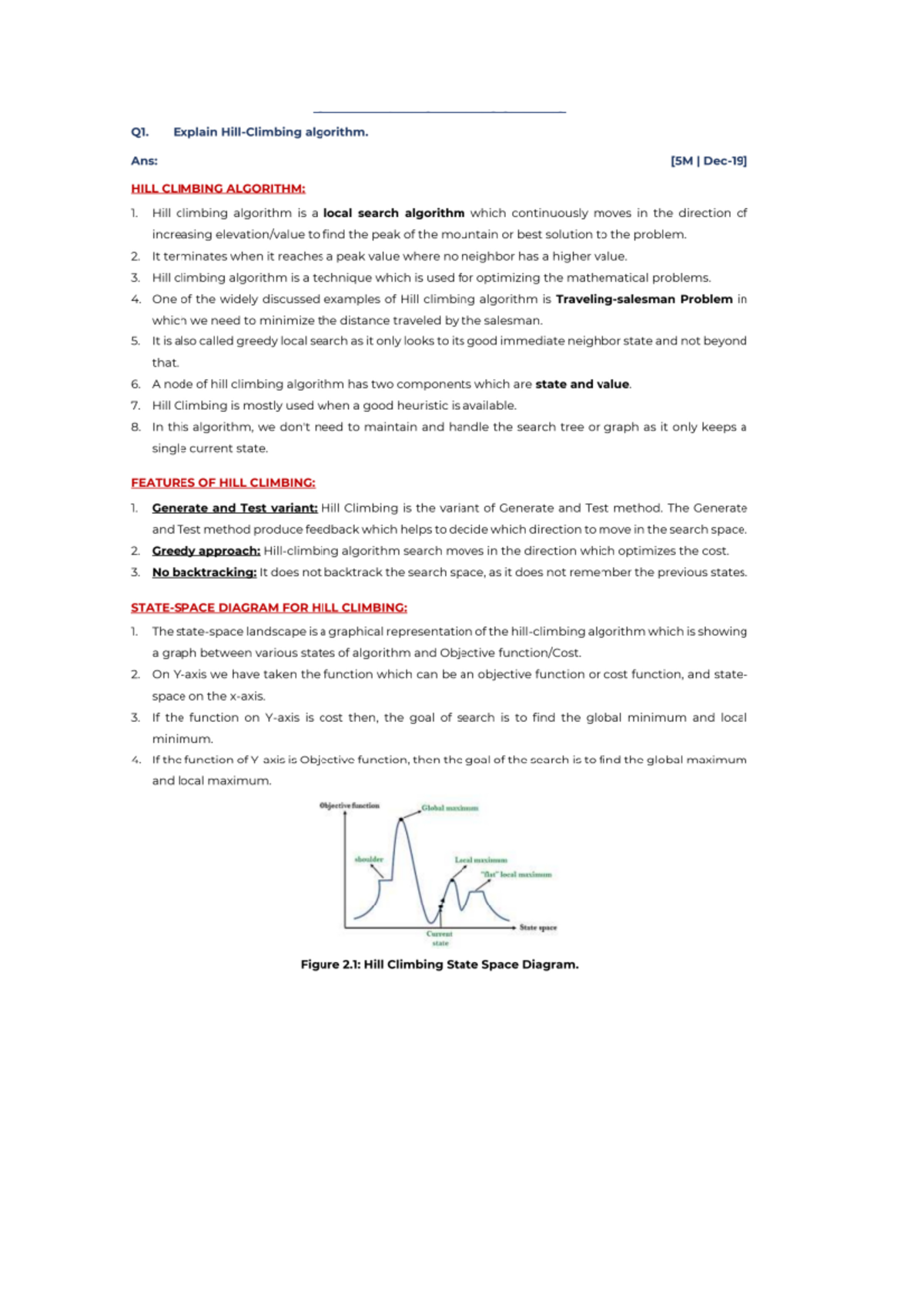 Artificial Intelligence QB IA2 - Artificial Intelligence & Soft Computing - Studocu