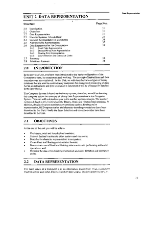 Unit-1 - Study material - The Basic Cc~mputer UNIT 1 THE BASIC COMPUTER ...
