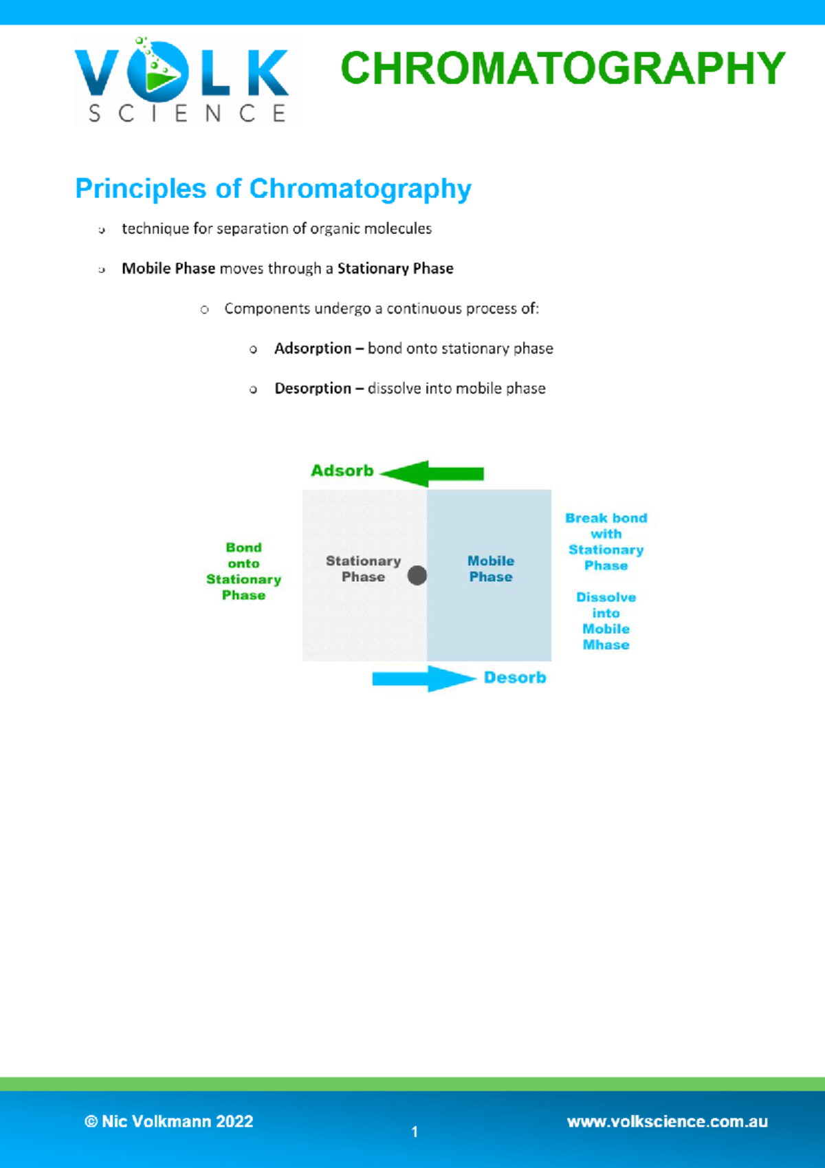 Chromatography Summary - Studocu