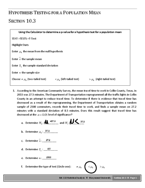 [Solved] Determine mu Subscript x overbarx and sigma Subscript x overbarx - Statistical Analysis ...