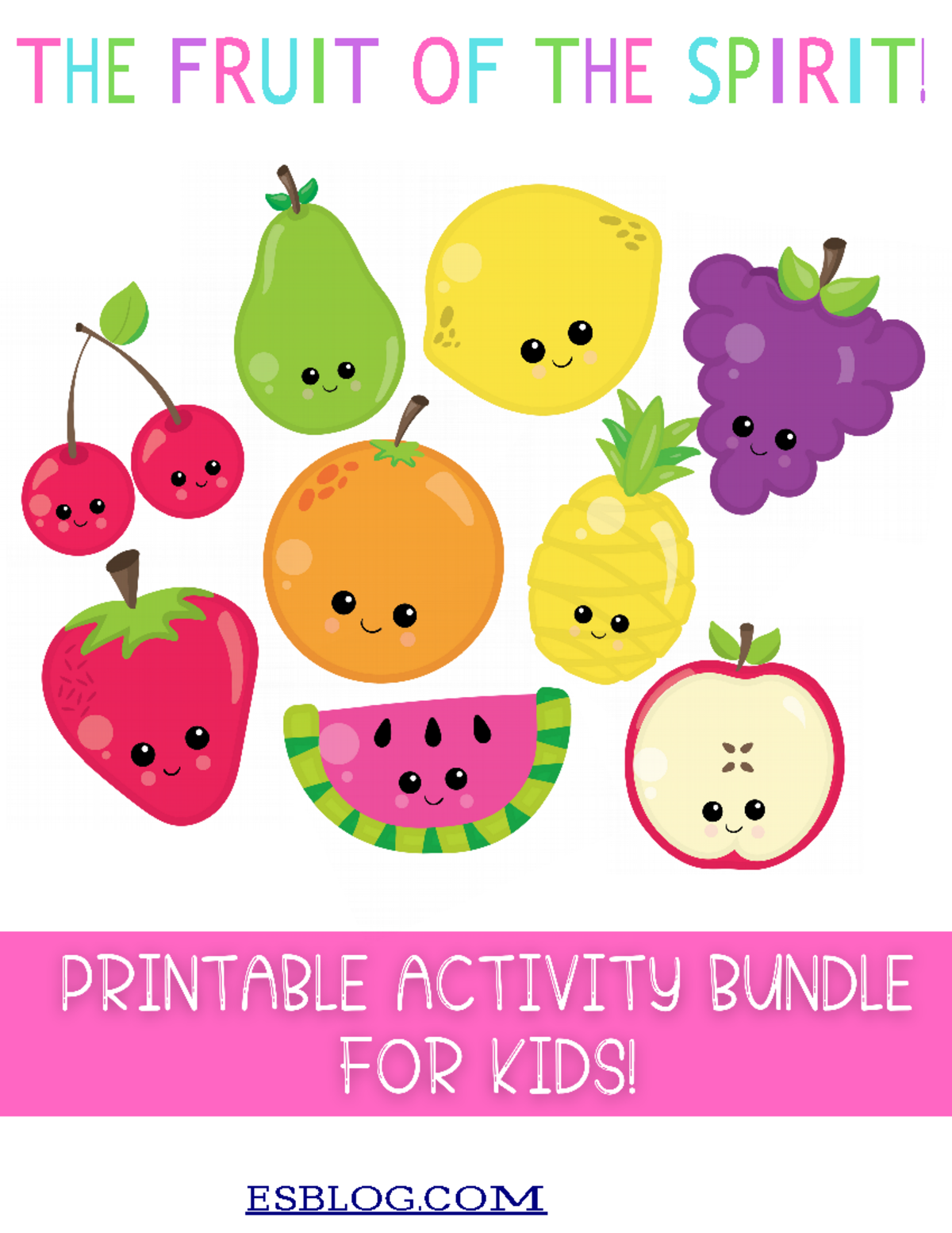 Fruit of The Spirit Activity Bundle Update also art and craft for ...