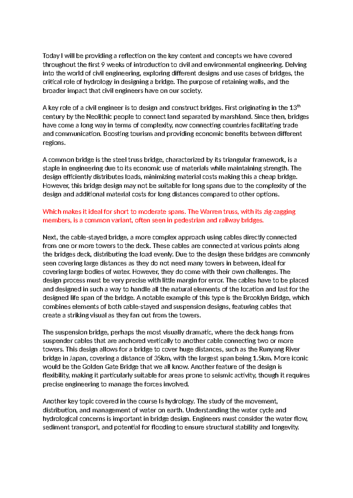 Script for reflection video - Today I will be providing a reflection on ...