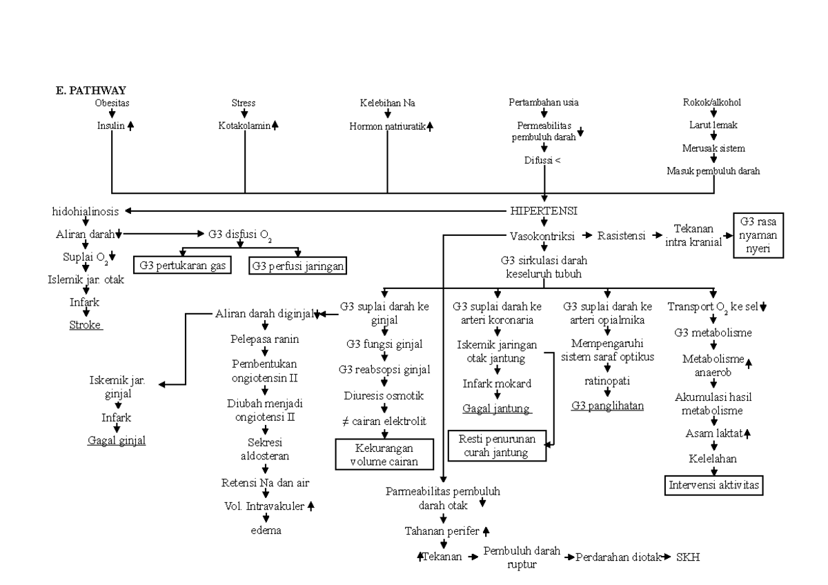 Dokumen - Aku tak tau - E. PATHWAY Obesitas Insulin Stress Kotakolamin ...