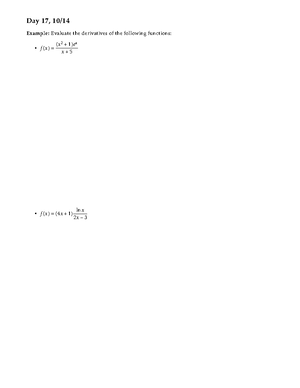 11 MA121 Section 2 5 fall22 - CAS MA121 A1 - Day 11, 9/ Question: Use ...