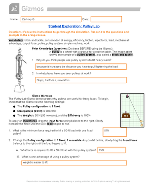 Free-Fall Laboratory - null - Name: Date: Student Exploration: Free ...