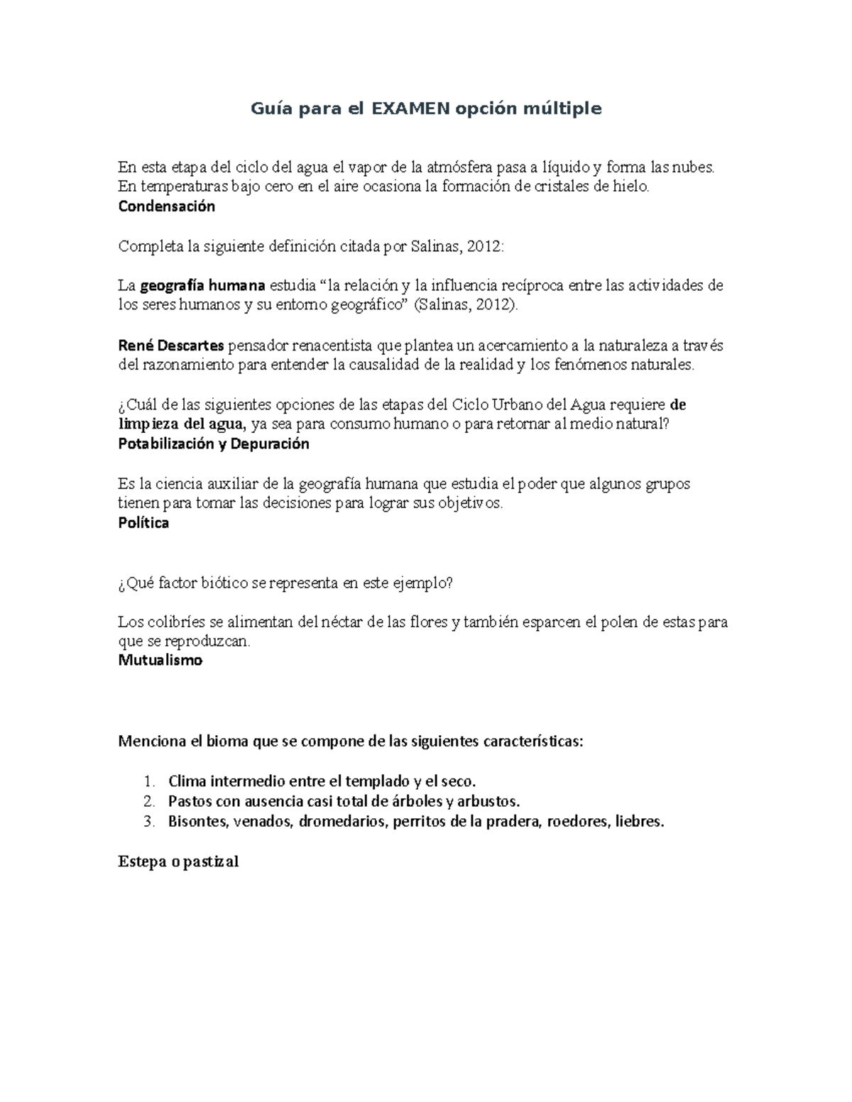 GUÍA PARA EL Examen DEL Segundo Parcial - Guía para el EXAMEN opción ...