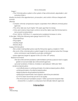 Final Exam - Intro to Criminal Justice with Professor Bob Moschgat ...