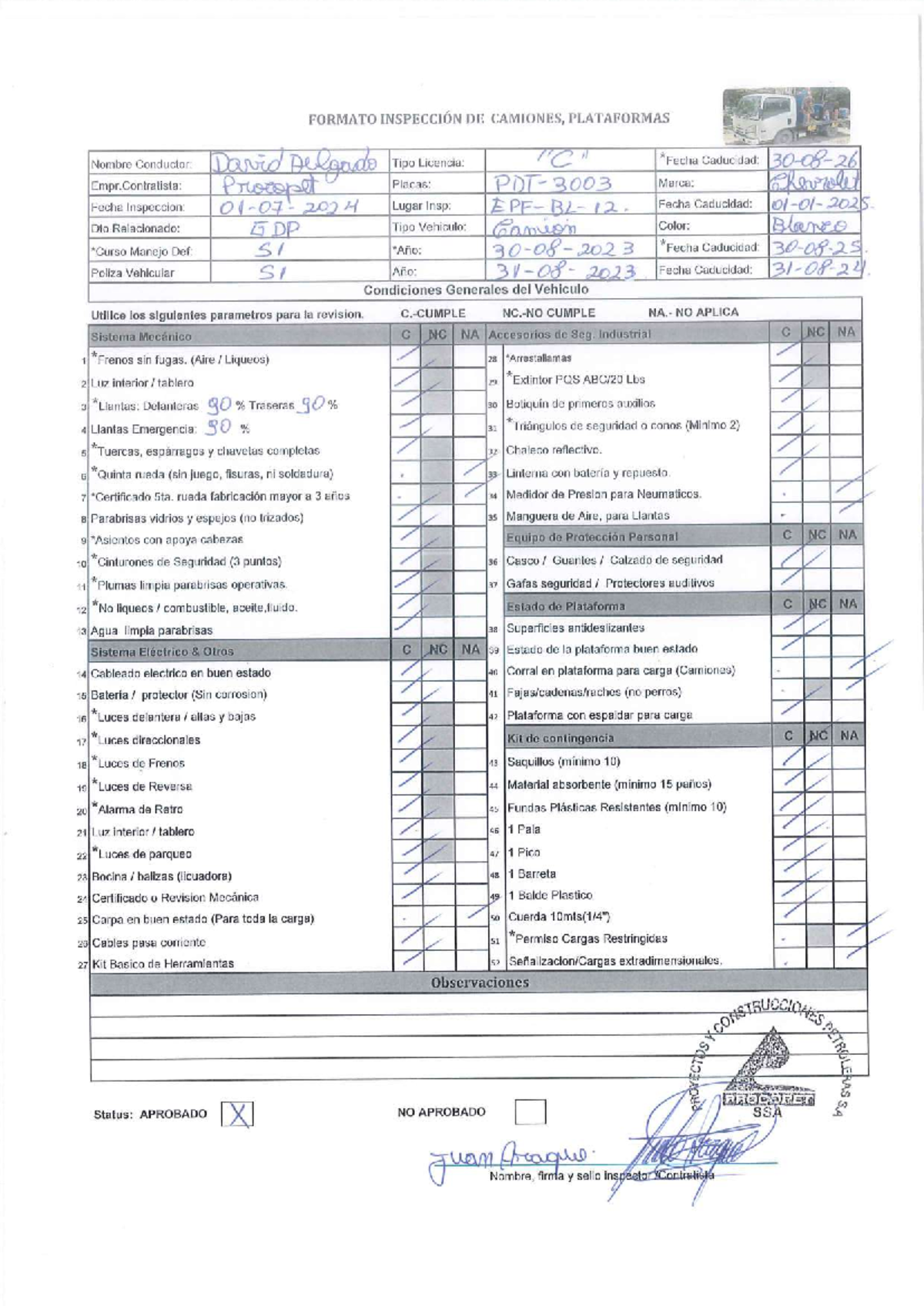 PDT-3003 compressed - dadasd - FORMATO INSPECCIÓN DE CAMIONES ...