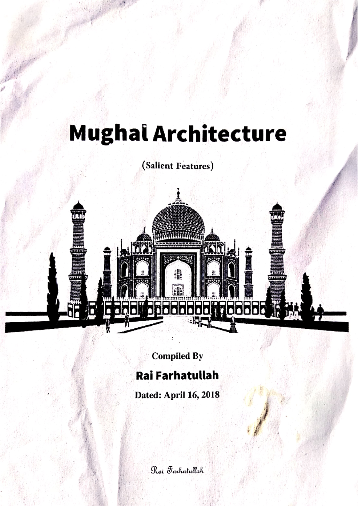 Mughal Architecture - Medieval Indian History - Studocu
