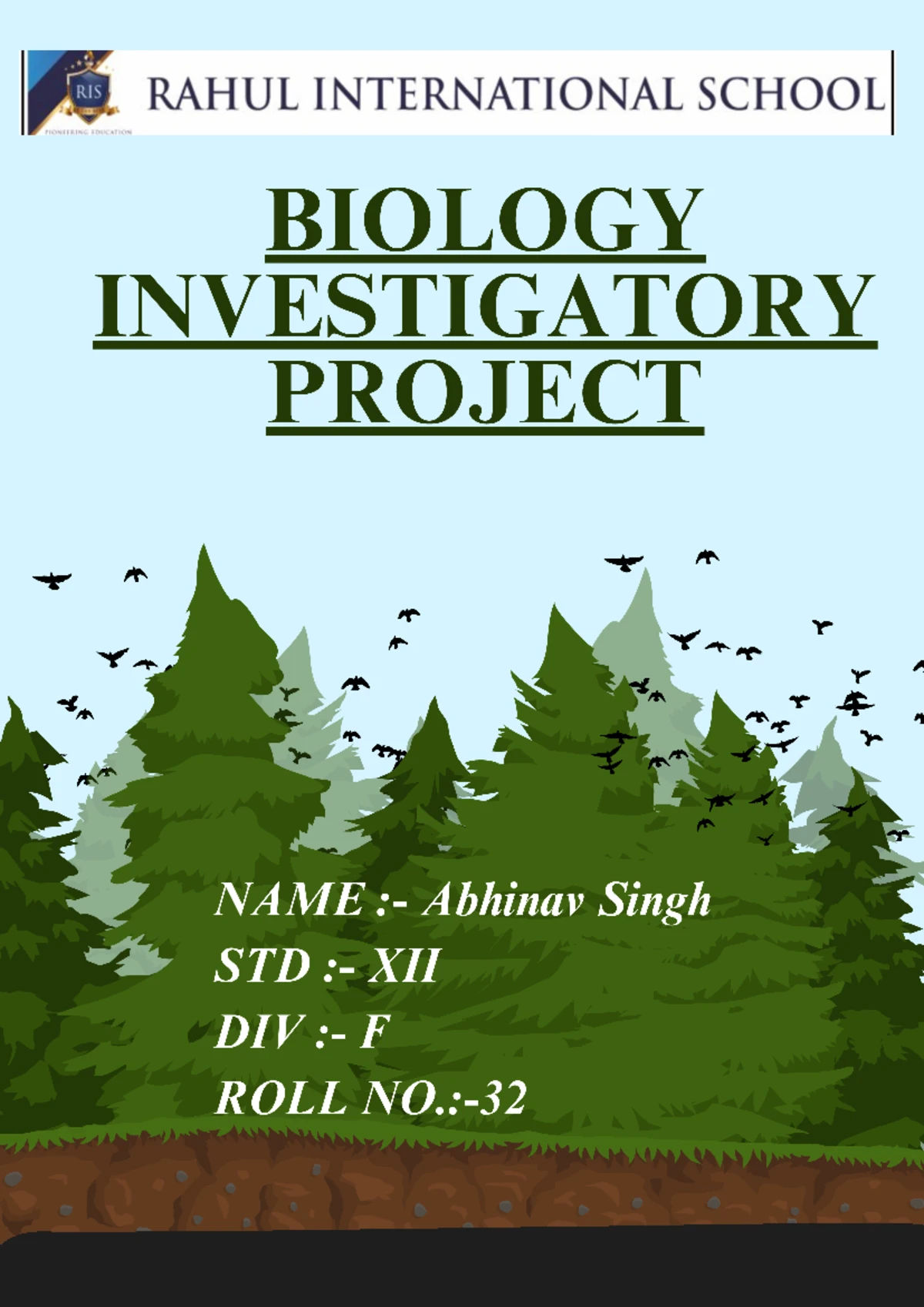 Biology Project Synopsis - Biology Project Synopsis Title DNA ...