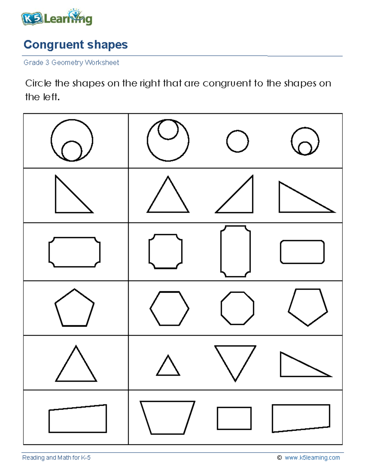Grade-3-geometry-congruent-shapes-a - Reading and Math for K-5 ...