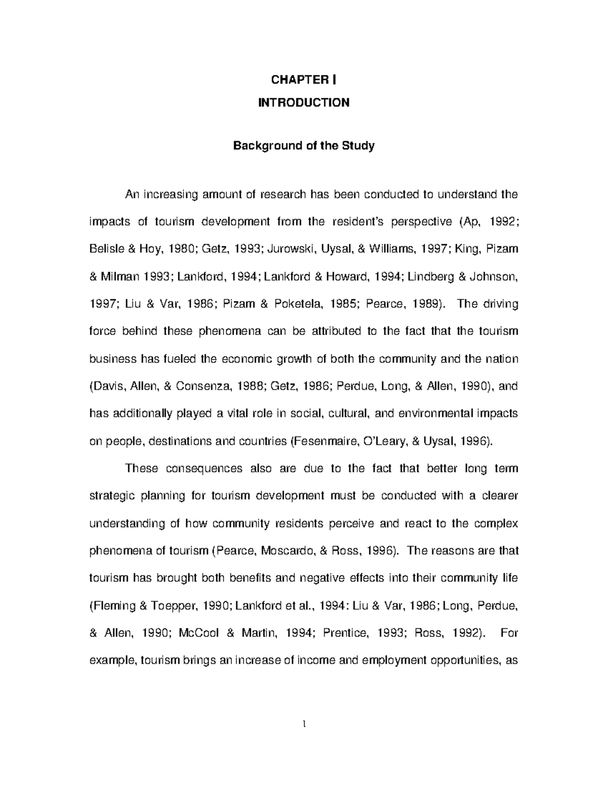 Research sample - CHAPTER I INTRODUCTION Background of the Study An ...