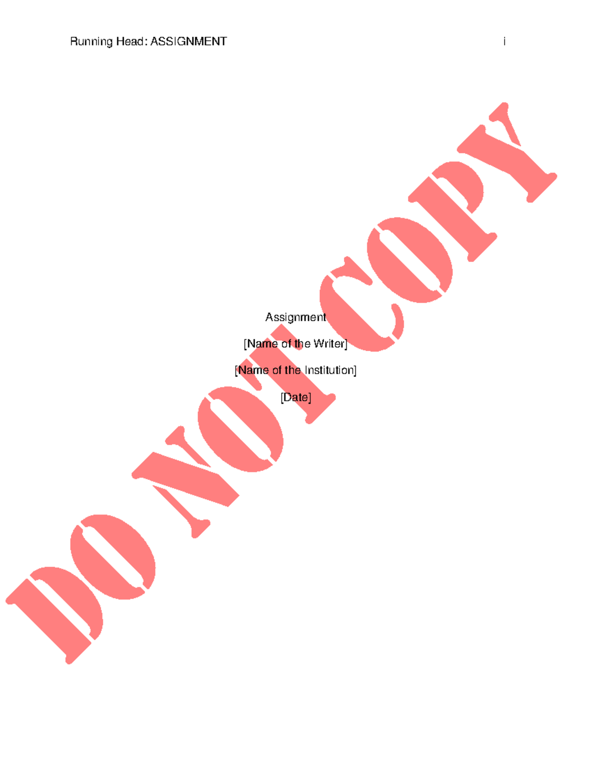 VRIO Framework for H and M s Distinctive - Running Head: ASSIGNMENT i Assignment [Name of the ...