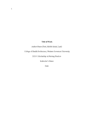 WGU ER Suicide prevention D219 Scholarship - ####### RESEARCH ARTICLE ...