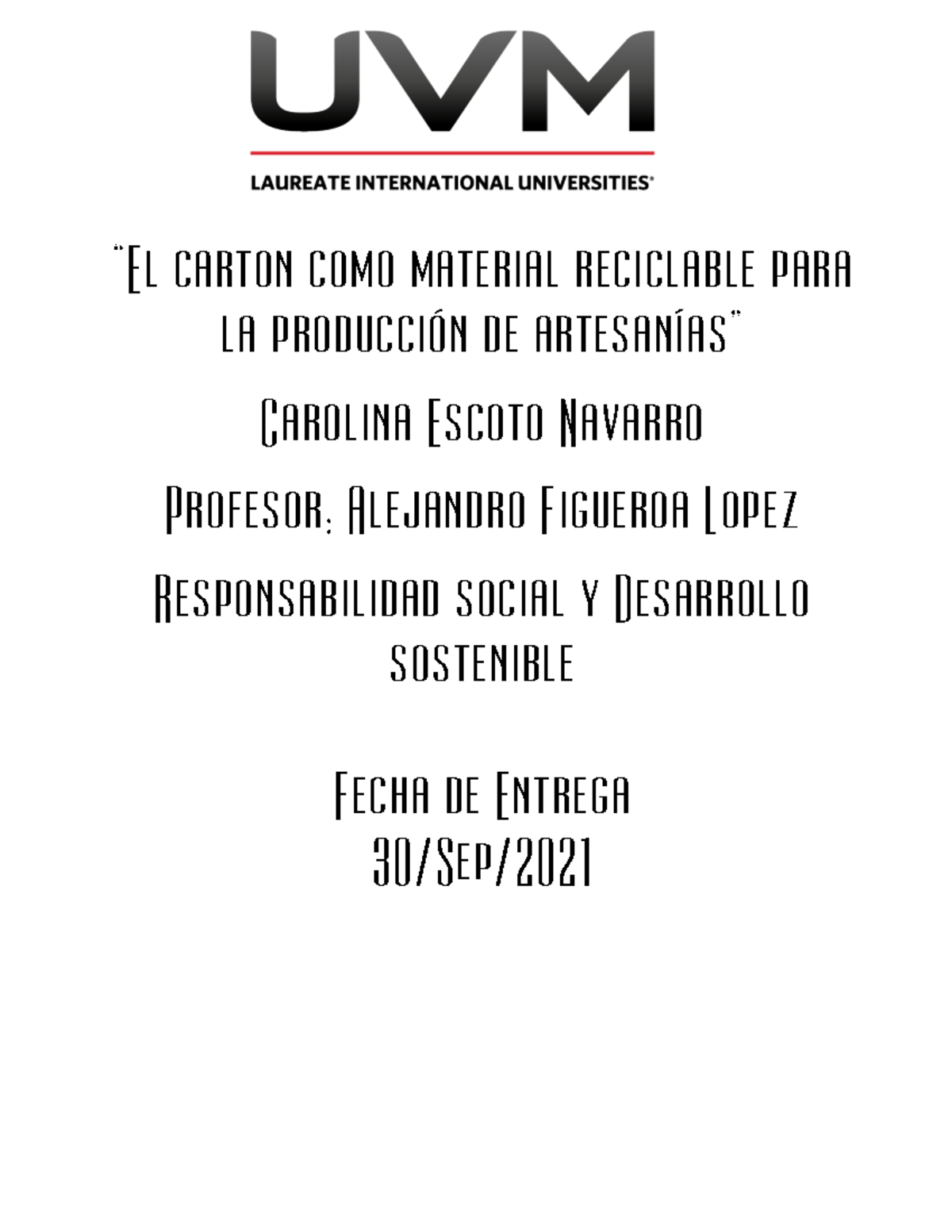 Act#6CEN - Material de apoyo - “El carton como material reciclable para ...